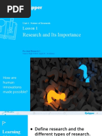 Guide in Writing Chapter 1 Quanti | PDF | Hypothesis | Theory