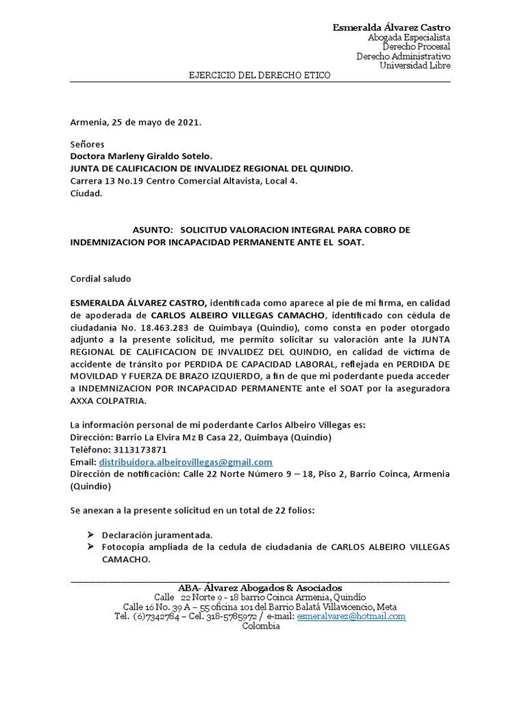 Oficio Solicitud Valoracion Junta Calificacion | PDF | Gobierno Oficio Solicitud Valoracion Junta Calificacion | PDF | Gobierno