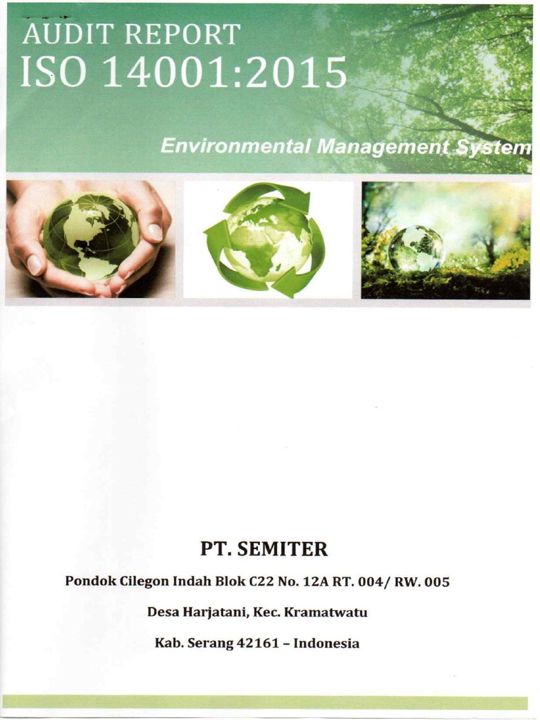 ISO 9001:2015 Recertification Audit Summary Report for Pondok Cilegon ...