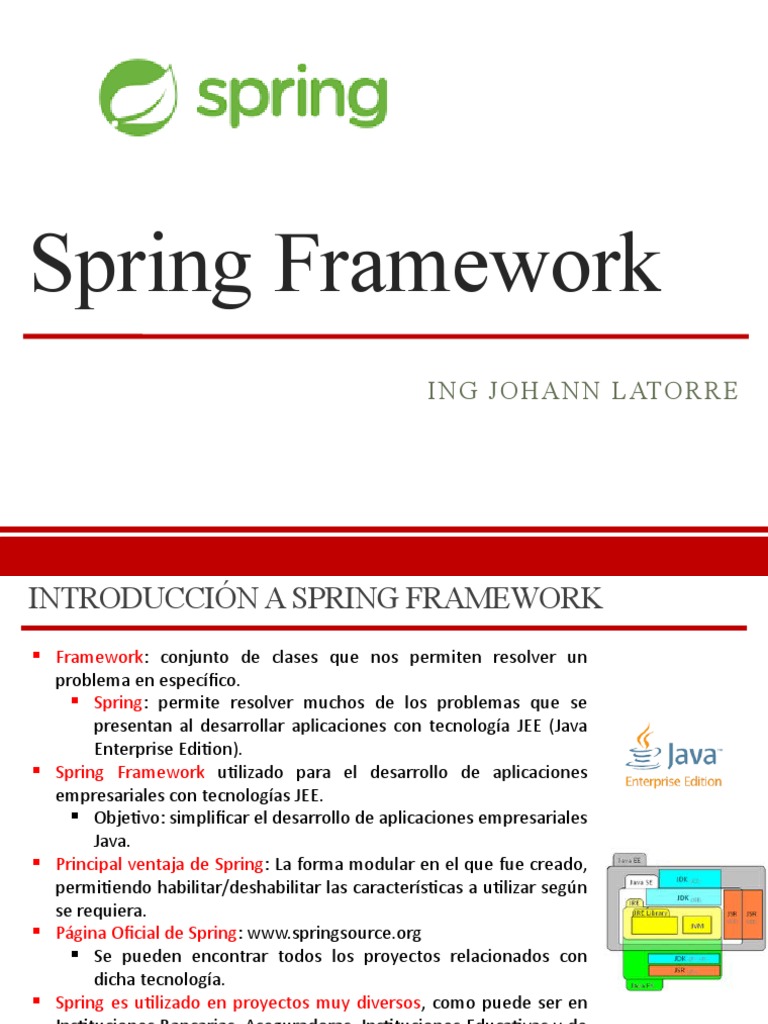 Spring Framework | PDF | Spring Framework | Modelo – Vista – Controlador Spring Framework | PDF | Spring Framework | Modelo – Vista – Controlador