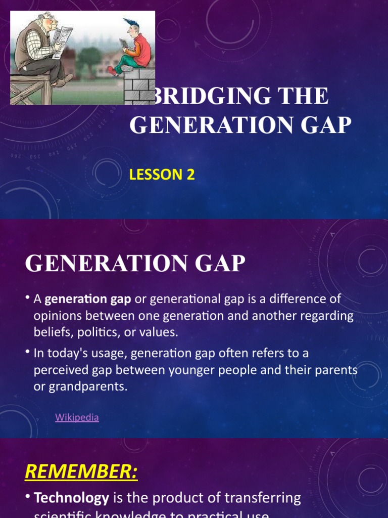 TTL2 LESSON 2 Bridging The Generation Gap | PDF | Energy Development ... TTL2 LESSON 2 Bridging The Generation Gap | PDF | Energy Development ...