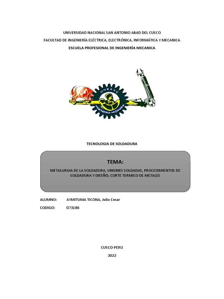 Metalurgia de Soldadura | PDF | Construcción | Soldadura
