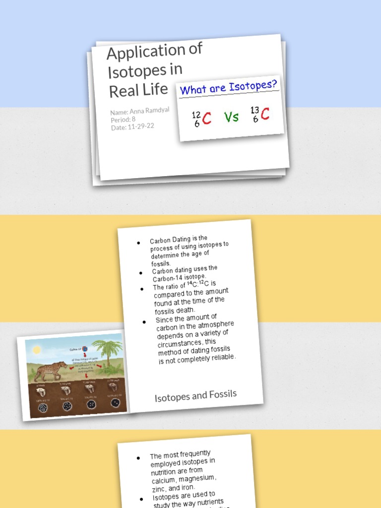 Applications of Isotopes | PDF | Isotope | Radioactive Decay