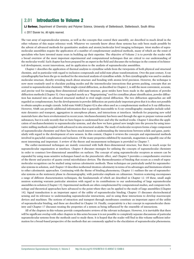Experimental and Computational Methods in Supramolecular Chemistry ...