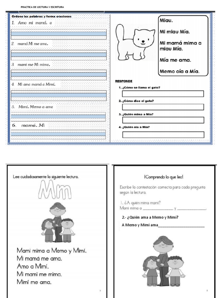Practica de Lectura 1 (M) | PDF