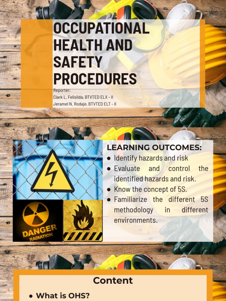 OHS Procedures | PDF | Occupational Safety And Health | Personal Protective Equipment