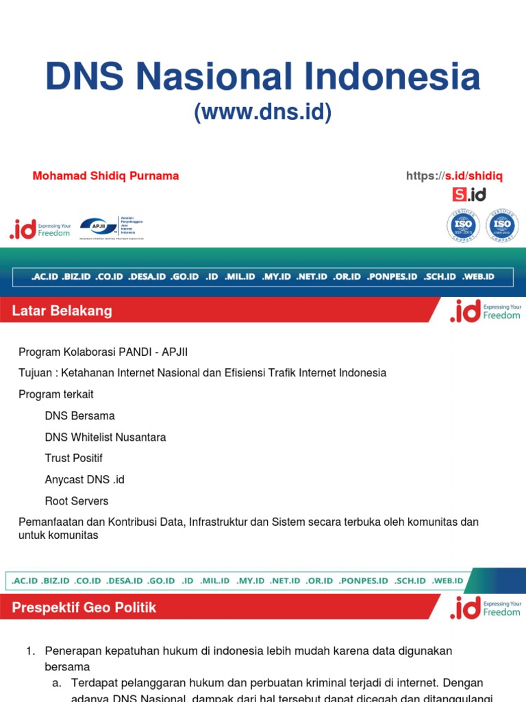 DNS Nasional Indonesia | PDF