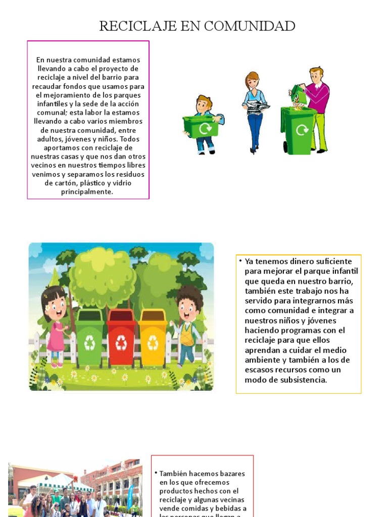Reciclaje en Comunidad | PDF | Reciclaje
