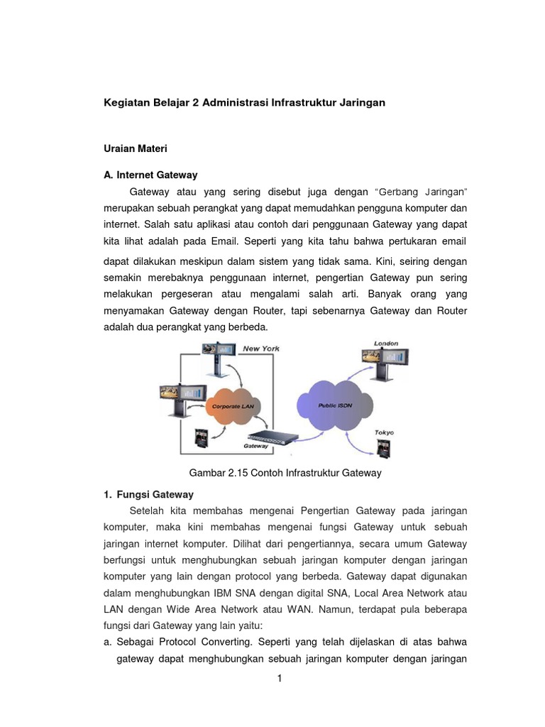 Administrasi Infrastruktur Jaringan Kelas XII Semester 2 | PDF