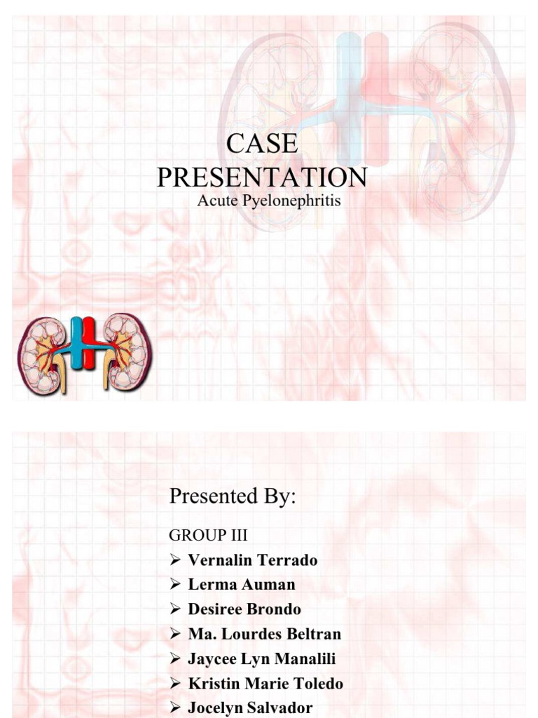 Acute Pyelonephritis | PDF | Kidney | Urinary System