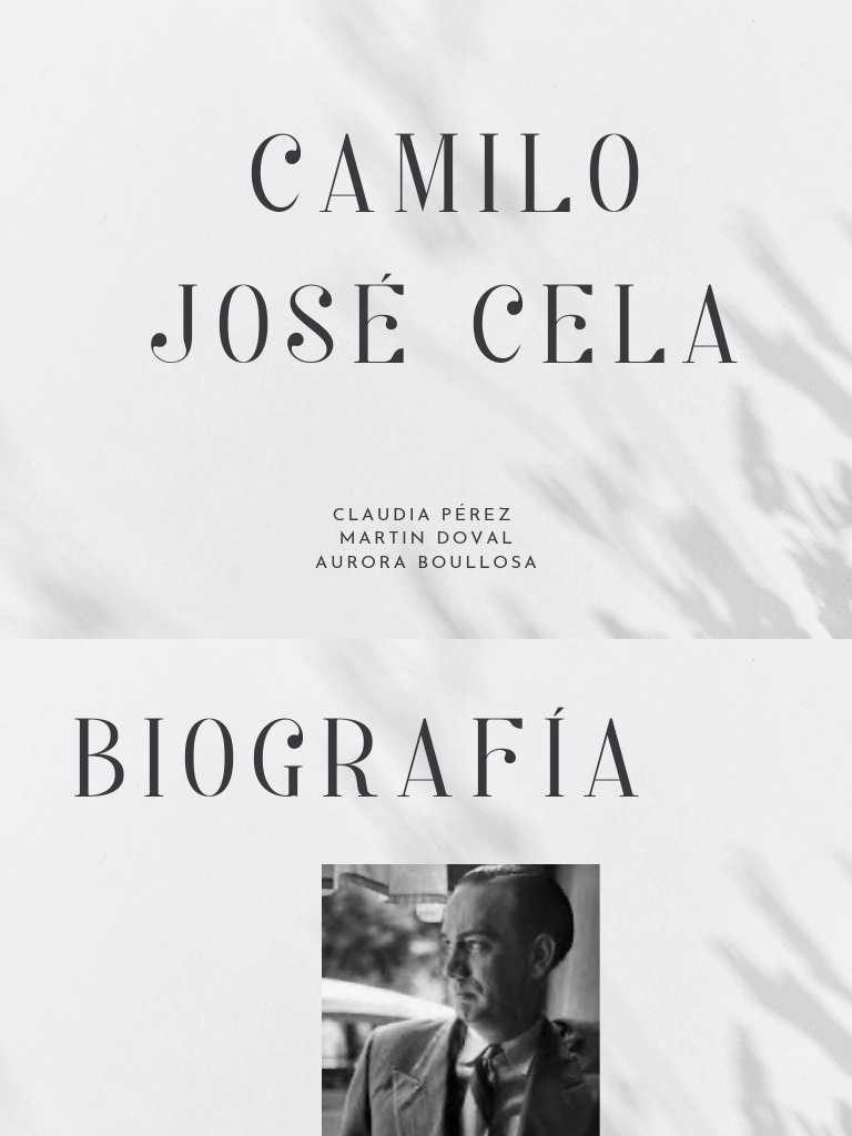 Camilo JOSÉ CelA | PDF