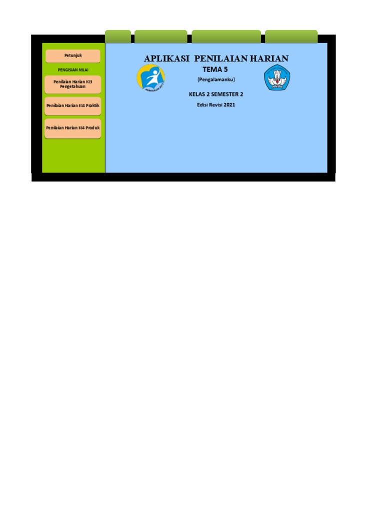 Penilaian Harian Kelas 2 Sem 2 TEMA 5 | PDF