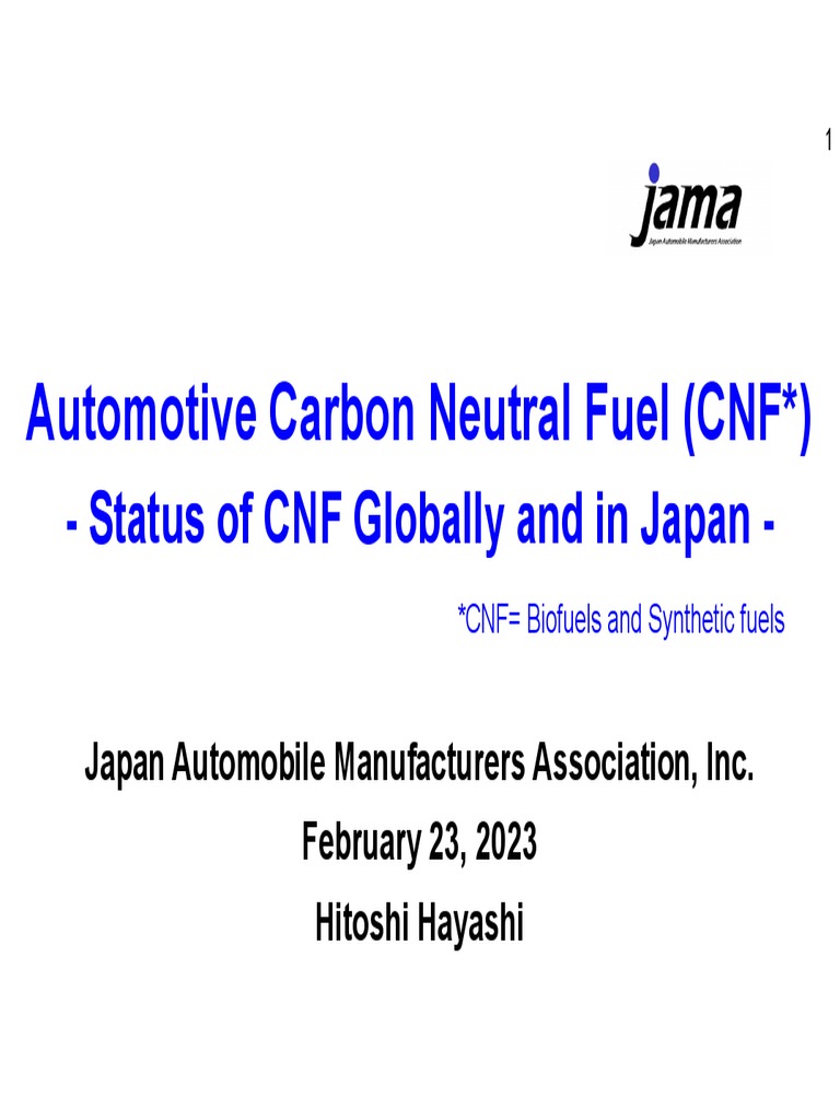 Automotive Carbon Neutrality Plan | PDF | Biofuel | Biodiesel