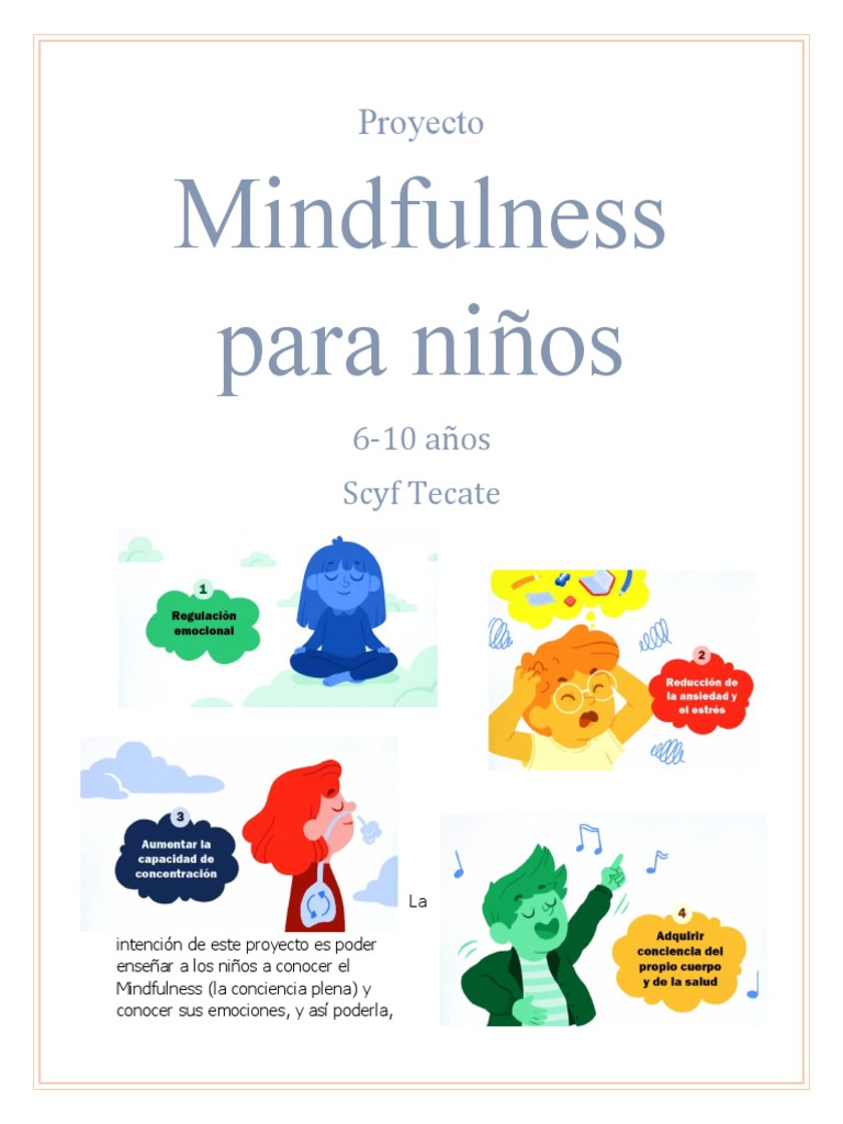 Proyecto Mindfulness en Scyf Tecate | PDF | Las emociones | Meditación