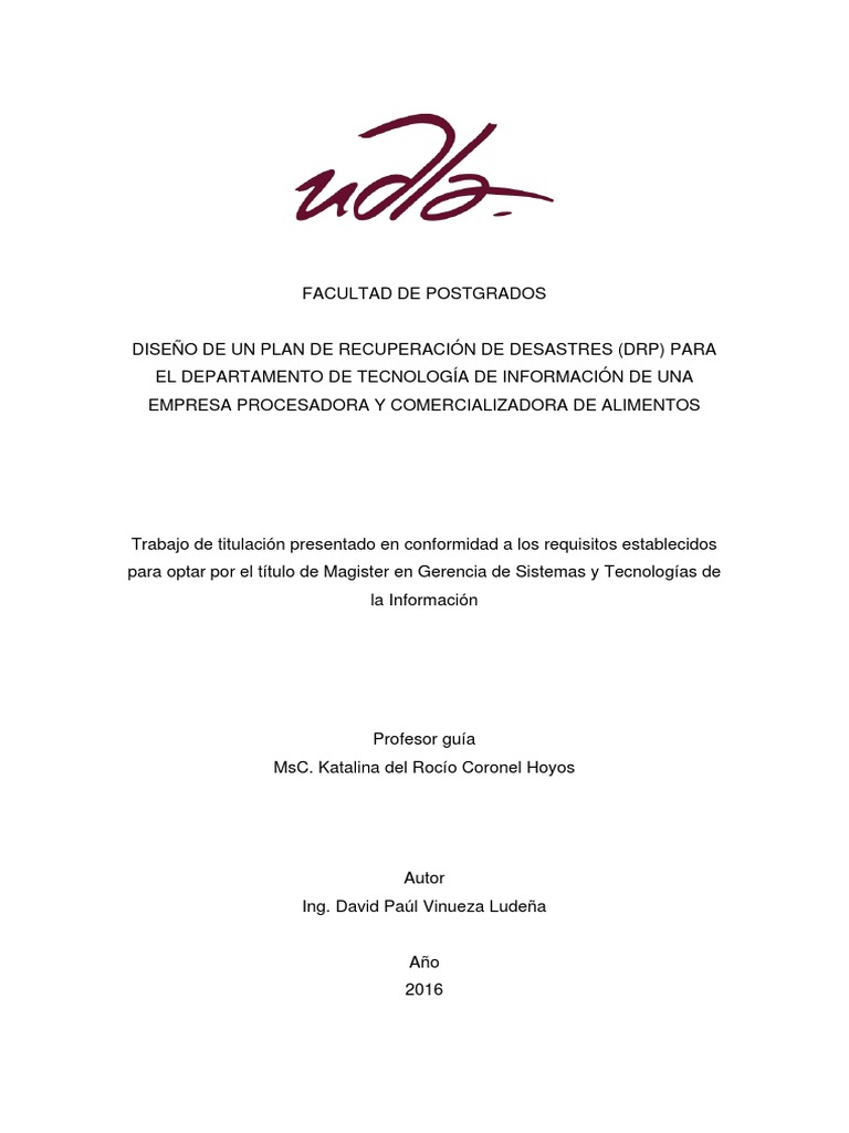 Encuestas Analisis de Impacto Rto Rpo WRT | PDF | Continuidad del ...