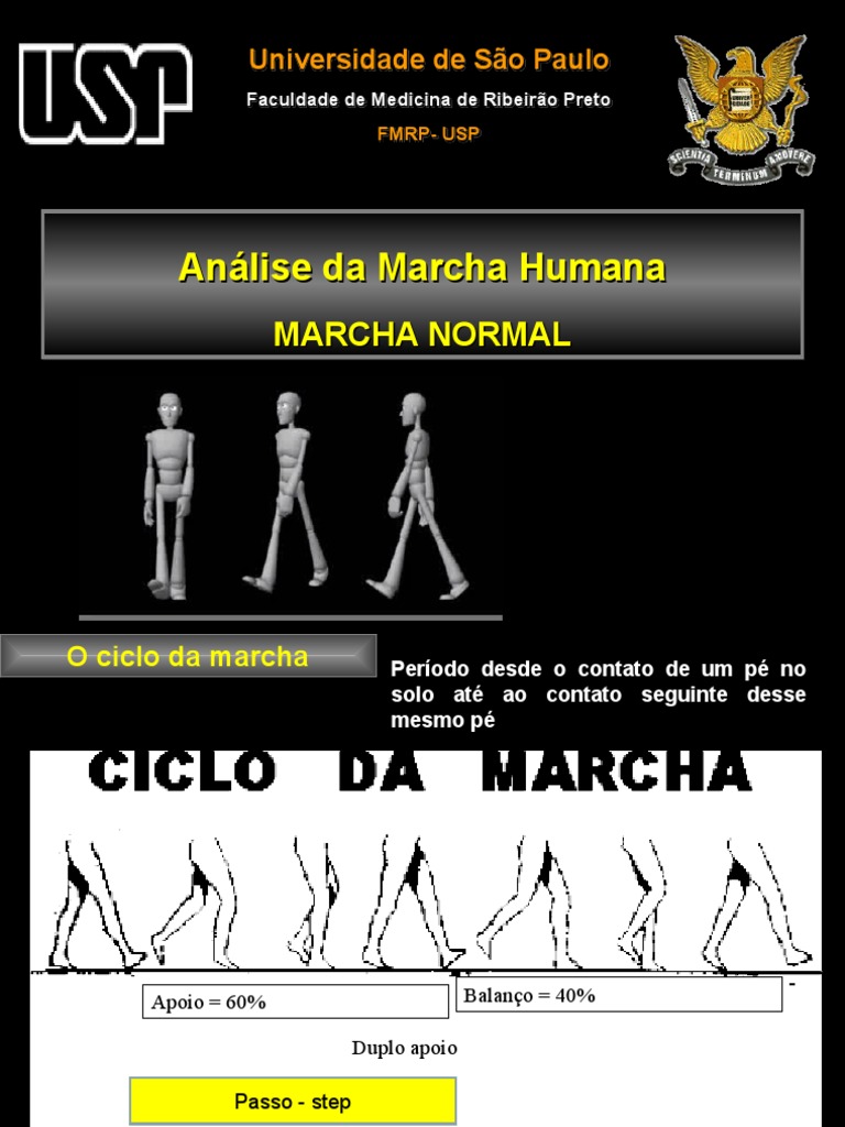 Análise do Ciclo da Marcha Humana | PDF | Pé | Joelho