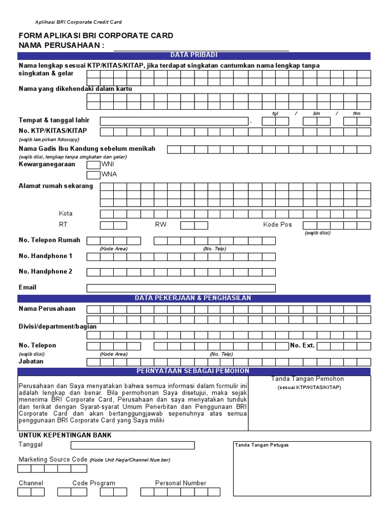 Aplikasi BRI Corporate Card Pemerintah-1 | PDF