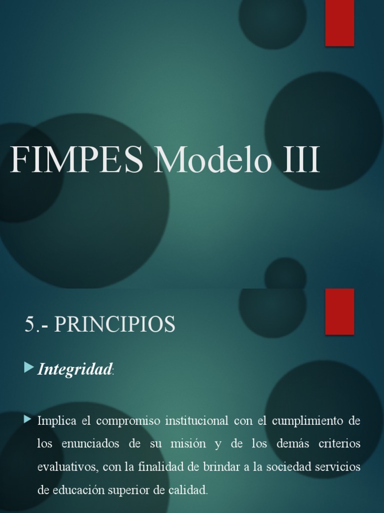 Criterios FIMPES | PDF | Planificación | Institución