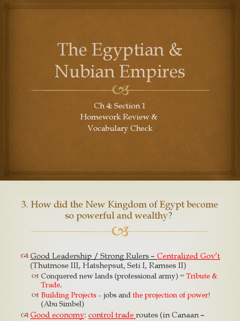 2020 CH 4 Sec 1 Qs 3 To 7 and Vocab | Download Free PDF | Ancient Egypt ...