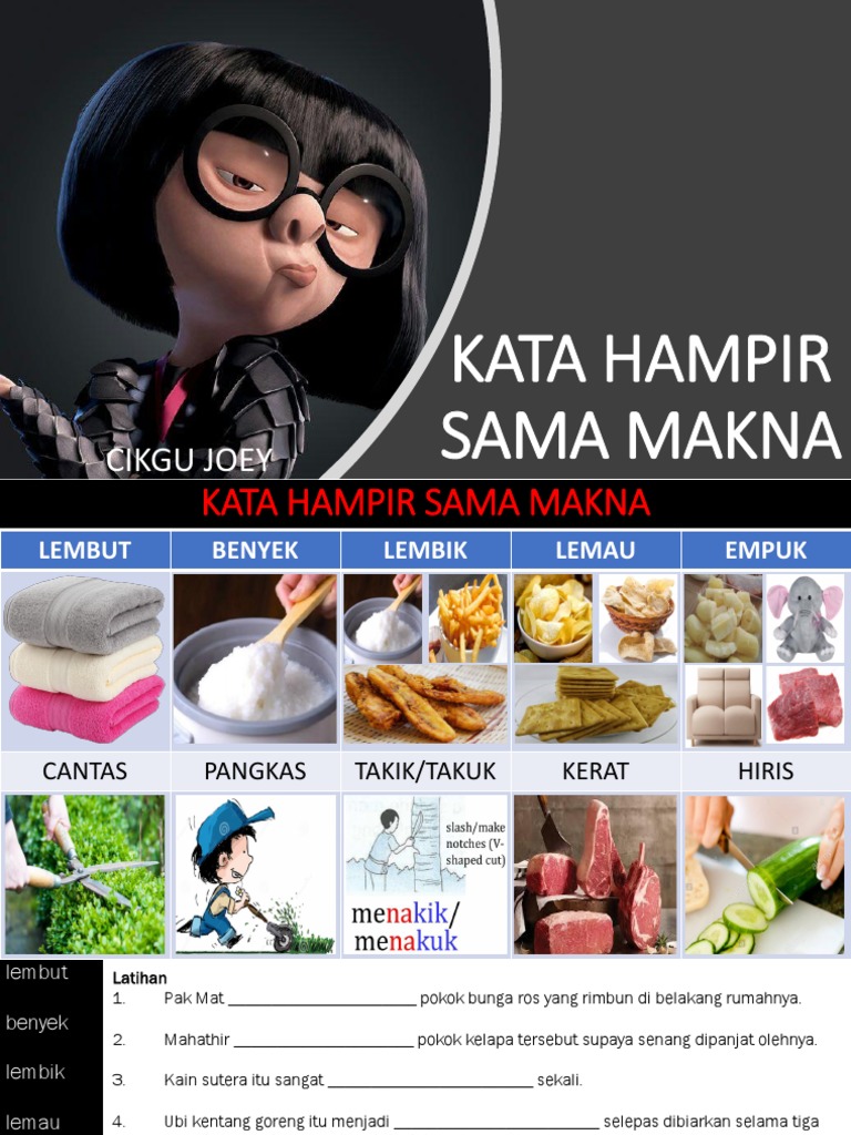 Kosa Kata (Kata Hampir Sama Makna) | PDF