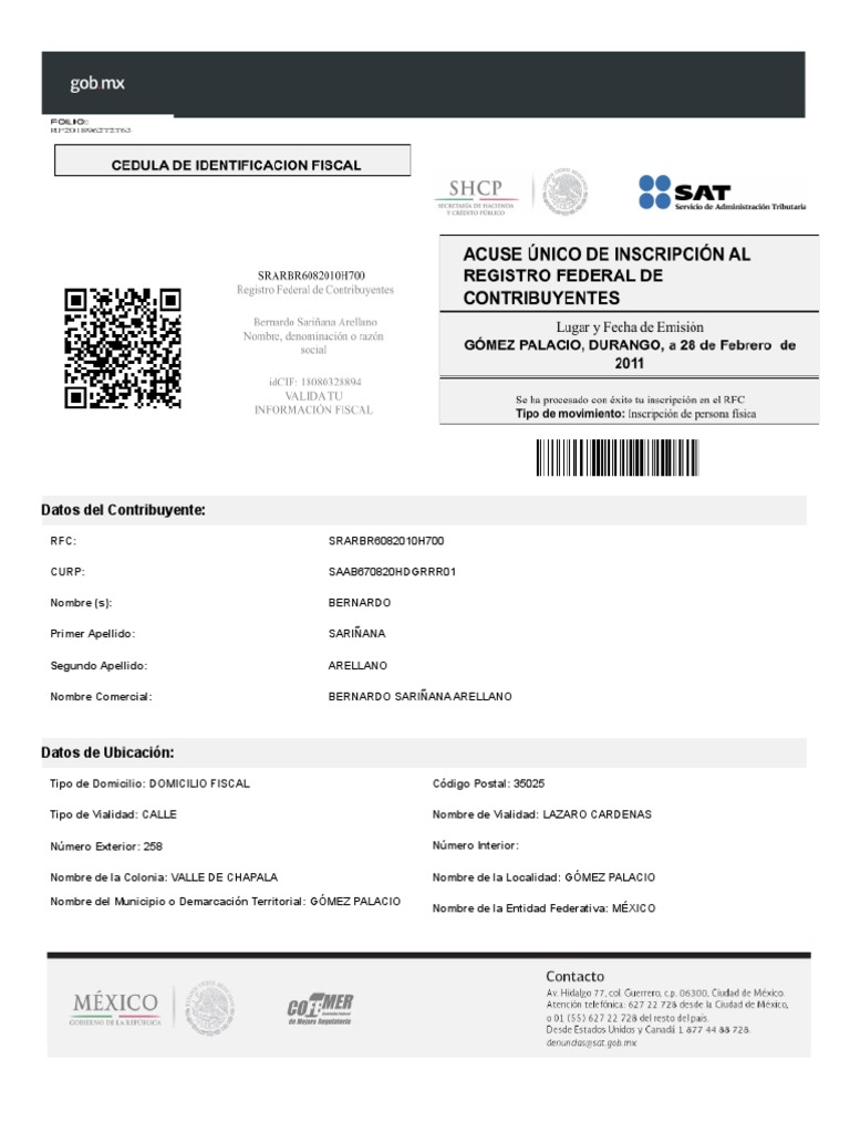 Formato RFC | Descargar gratis PDF | Gobierno