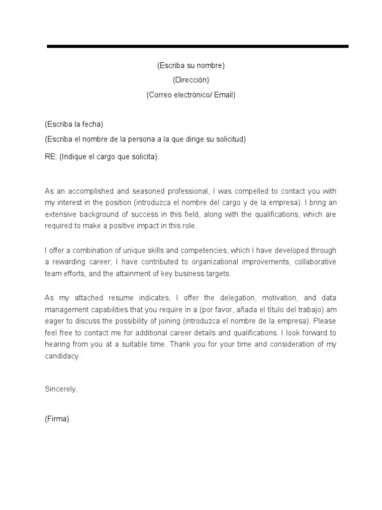 Job Application Letter Template | PDF | Career & Growth