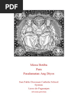 Tagalog Na Misa | PDF