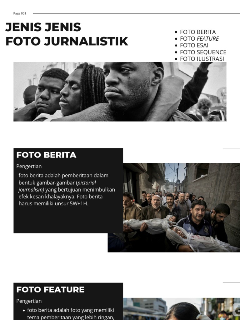 Jenis Jenis Foto Jurnalistik | PDF