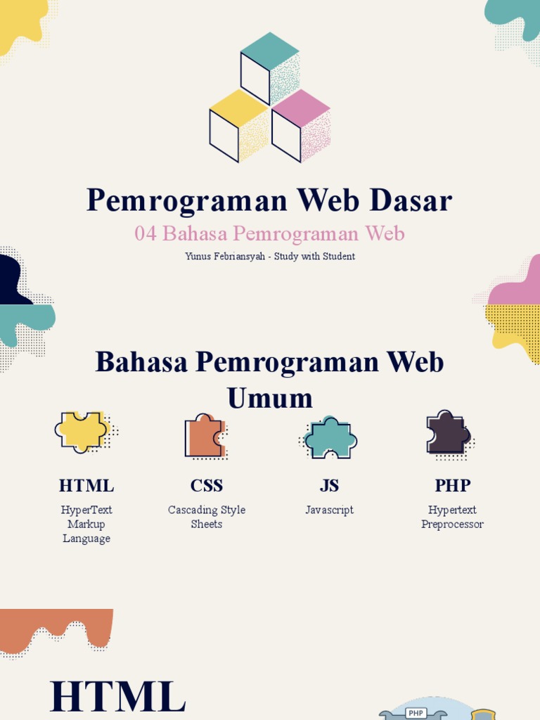 Dasar Pemrograman Web: HTML, CSS, JS, PHP | PDF | Karier & Perkembangan ...
