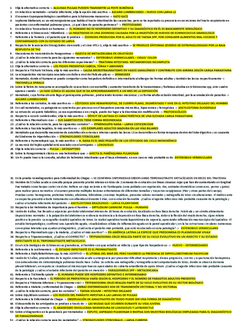 Parasito Banco Final | PDF | Malaria | Especialidades Medicas