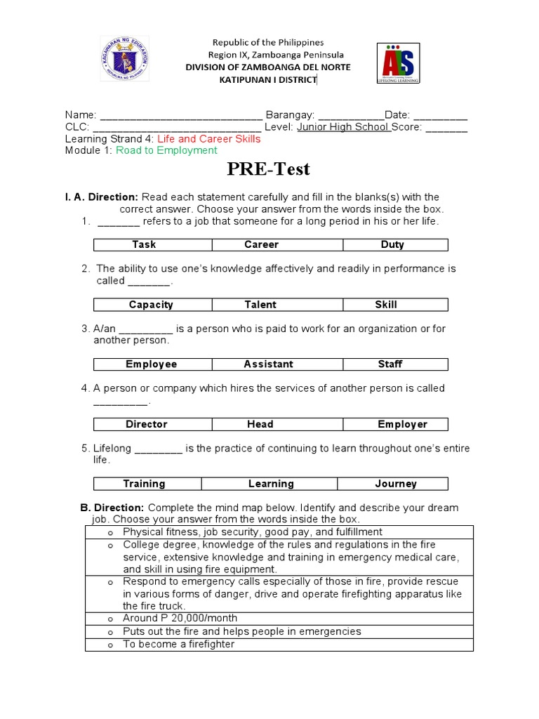 LS4 Koica Module 1 | PDF | Employment | Learning