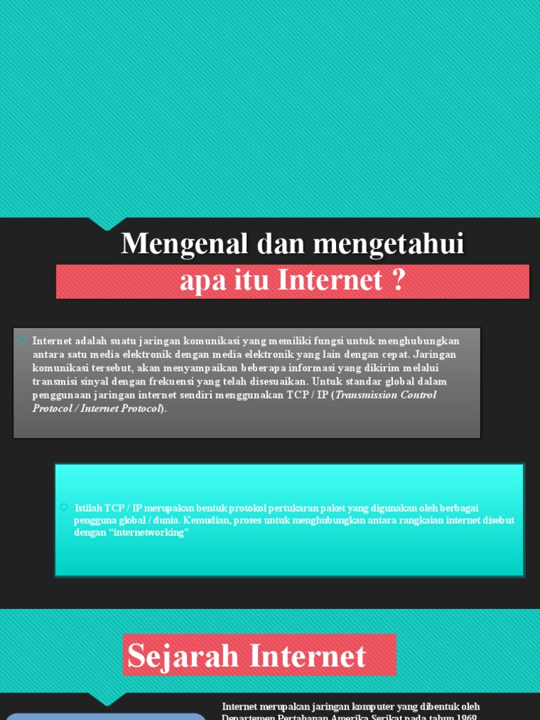 1.materi Pengenalan Internet | PDF