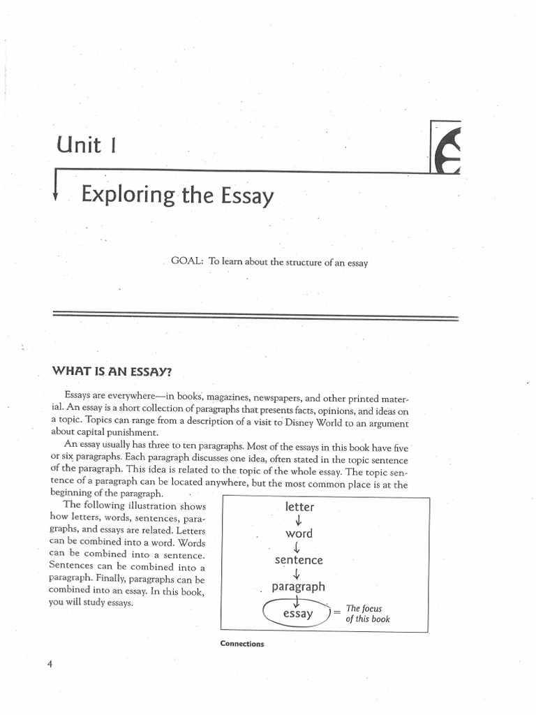 Unit1, Exporing The Essay 4-38 | PDF