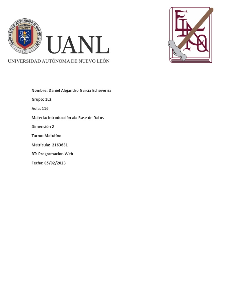 Base de Datos | PDF | Bases de datos | Computación en la nube