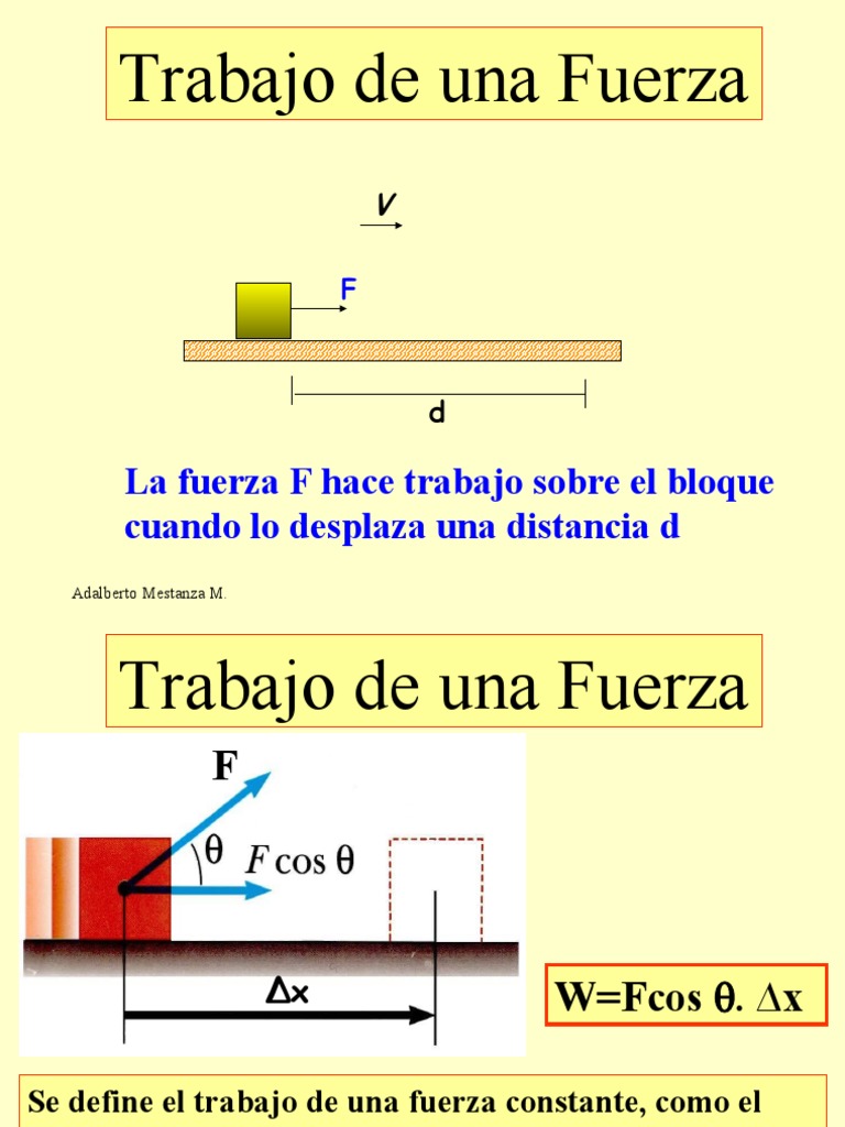 Trabajo y Energía en Física | PDF | Fuerza | Ciencias fisicas