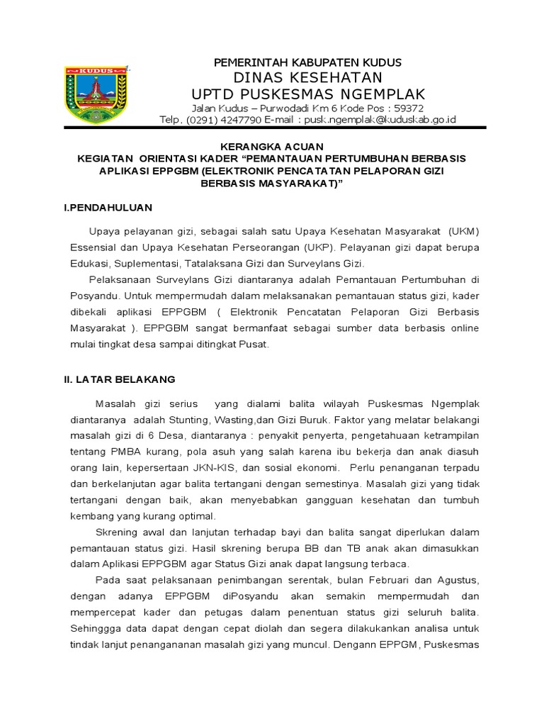 Kak Orientasi Kader Eppgbm | PDF