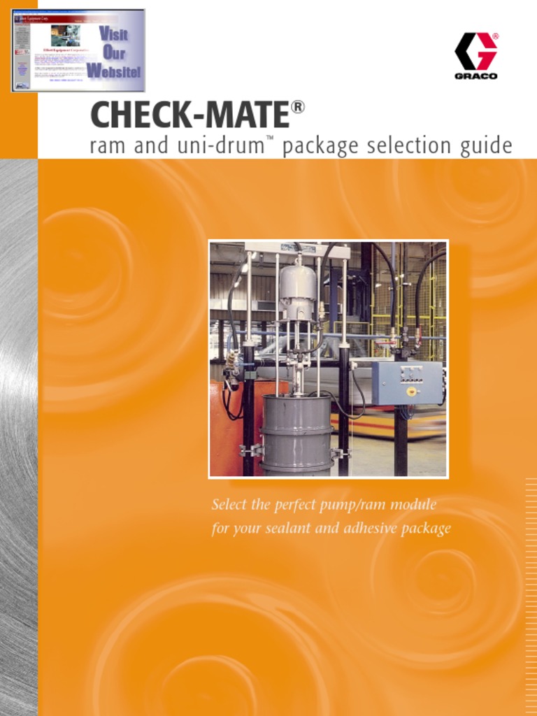 Check-Mate: Ram and Uni-Drum Package Selection Guide | PDF | Valve | Pump