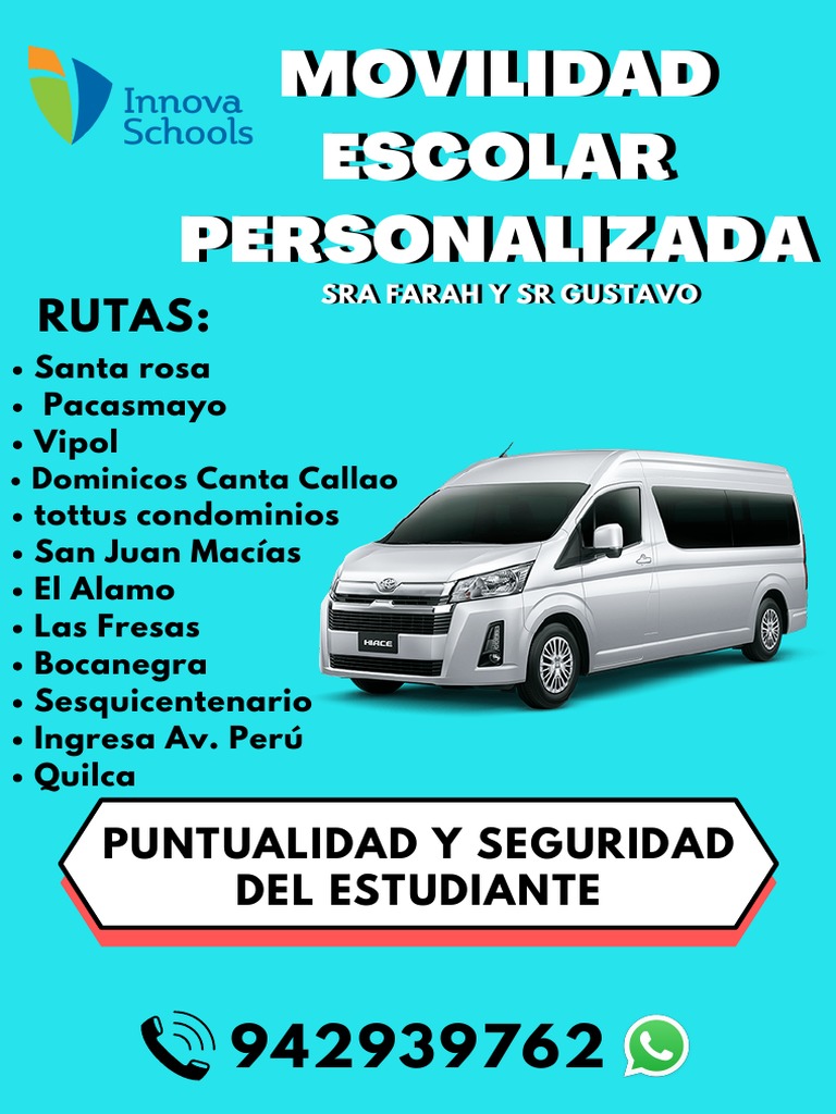 Movilidad Escolar | PDF