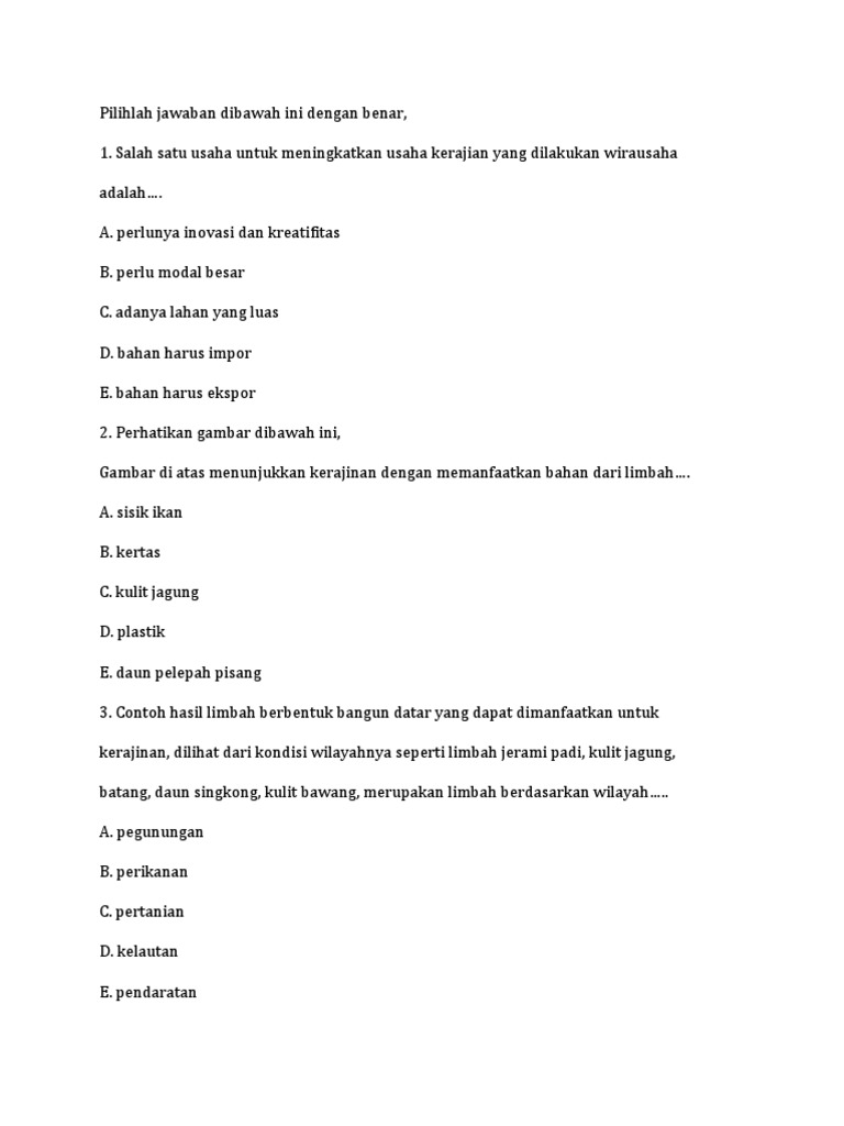 Materi Pkwu Kelas Xi | PDF