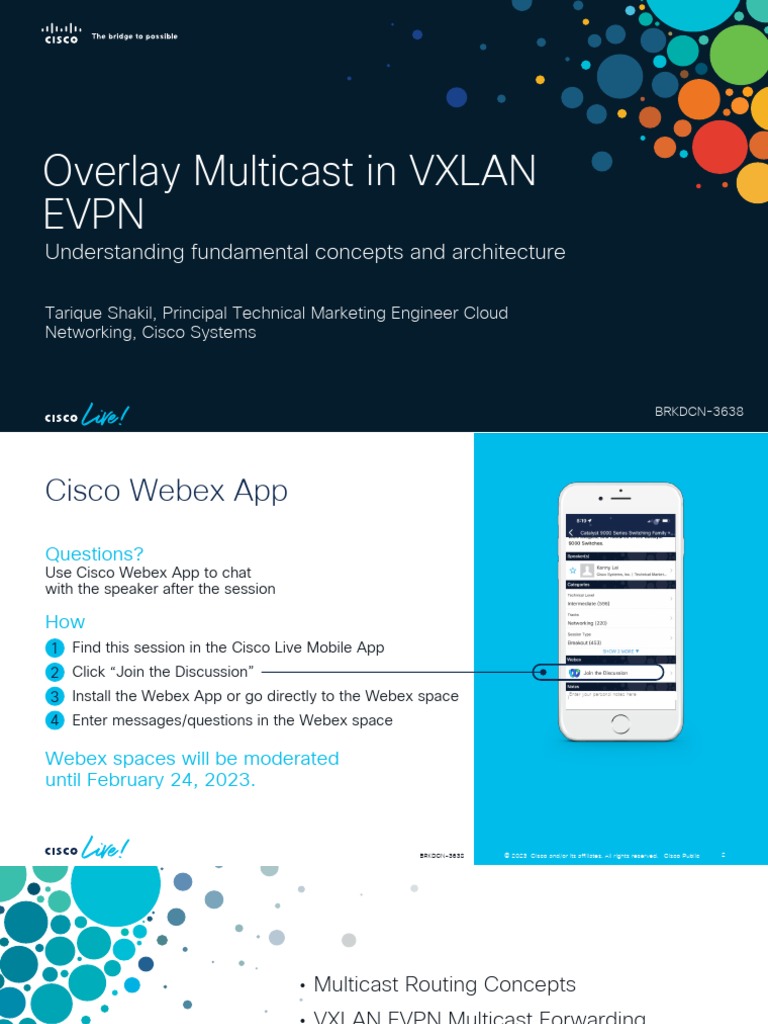 BRKDCN-3638 Overlay Multicast in VxLAN EVPN | PDF | Internet | Routing