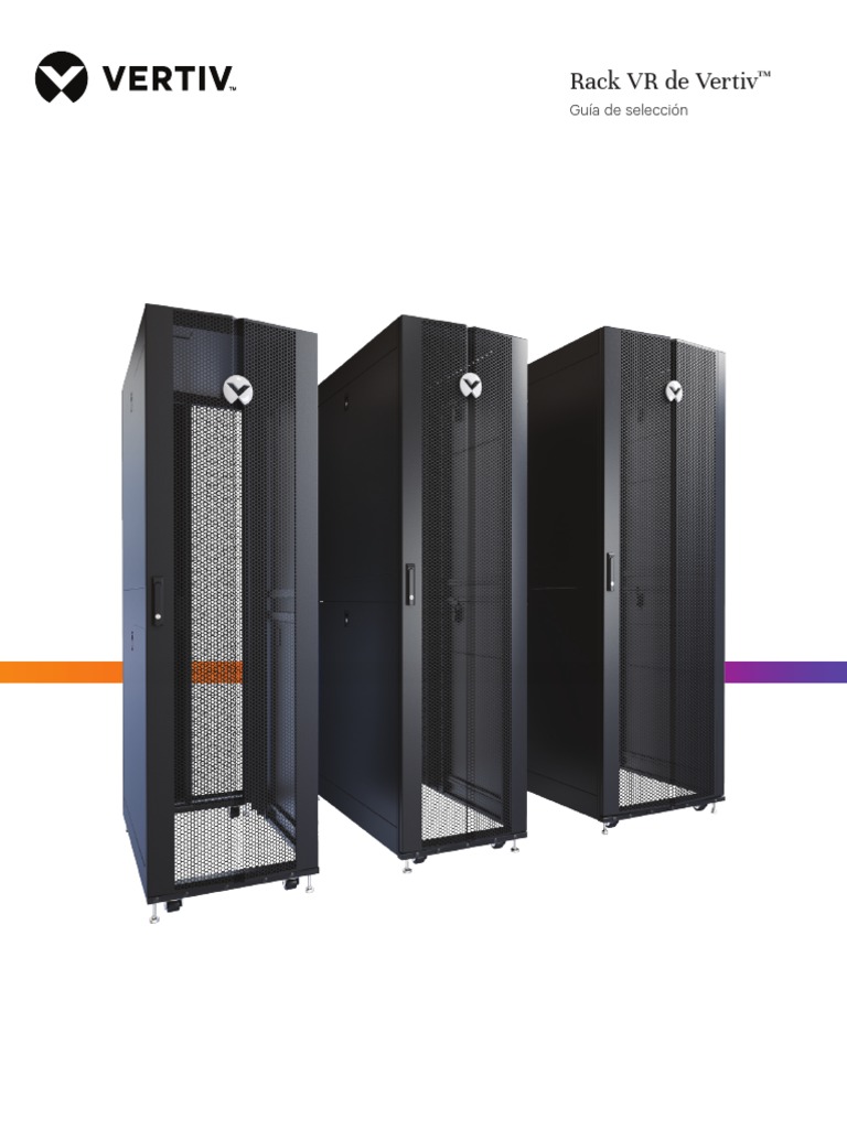 Vertiv VR Rack Selection Guide Es | PDF | Equipo de telecomunicaciones | Equipo