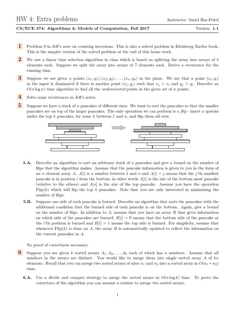 HW 04 Extra | Download Free PDF | Time Complexity | Computing