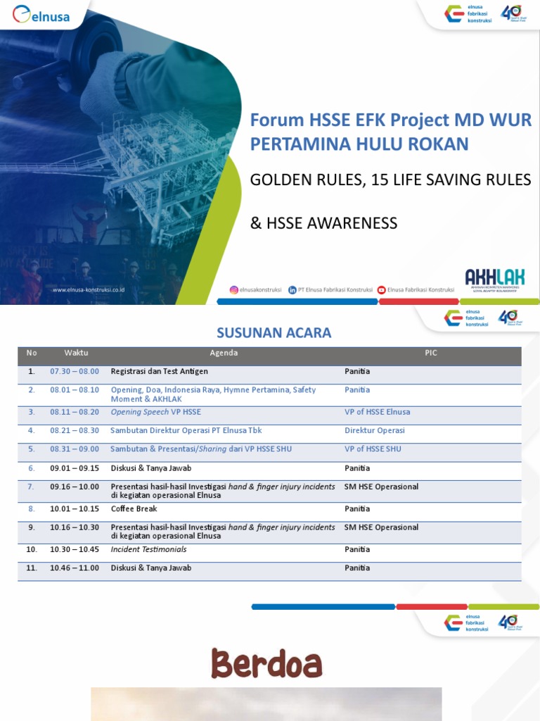 Forum HSSE EFK MD WUR PHR | PDF