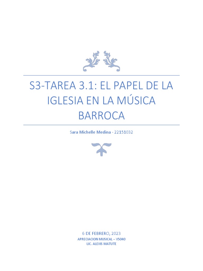 Annotated-El Papel de La Iglesia en La Música Barroca | PDF | obispo ...