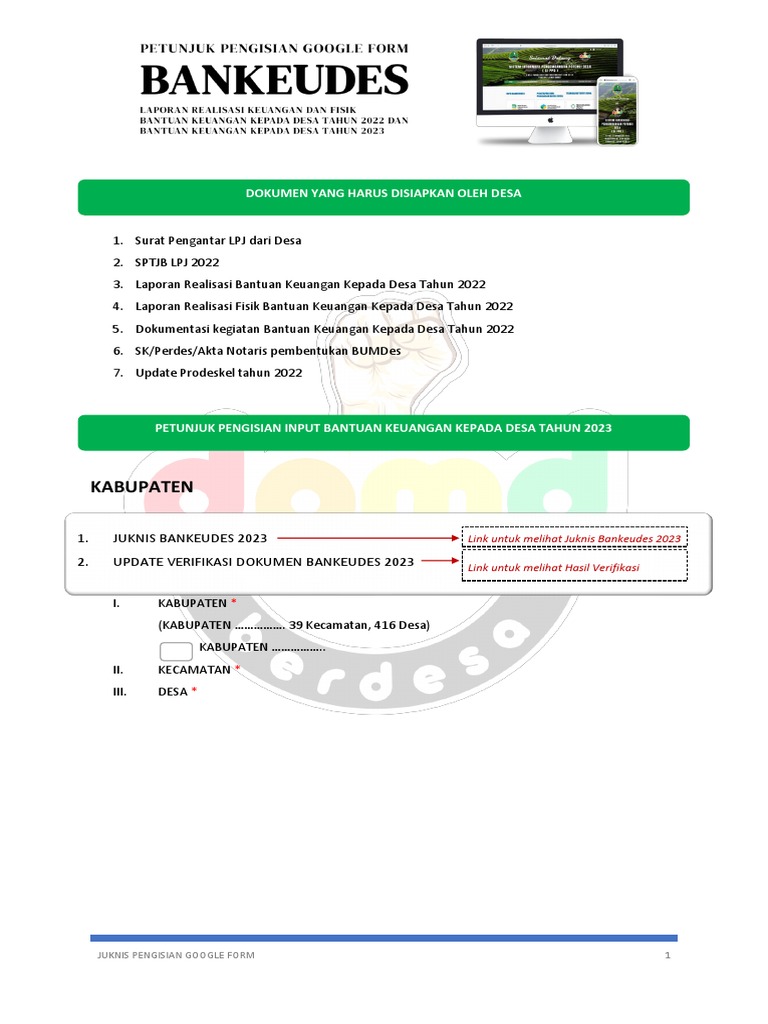 Petunjuk Pengisian Google Form | PDF | Griya & Taman