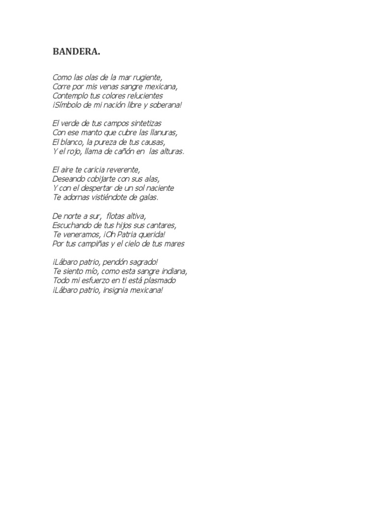 Bandera Poesia | PDF
