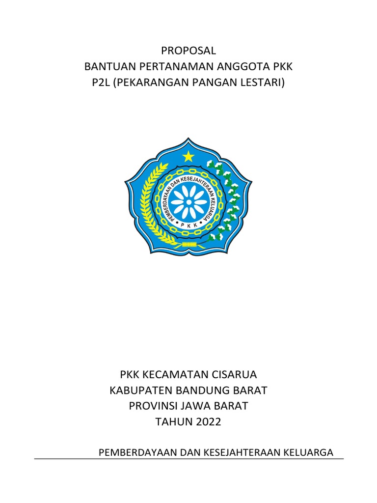 Proposal PKK-1 | PDF | Griya & Taman