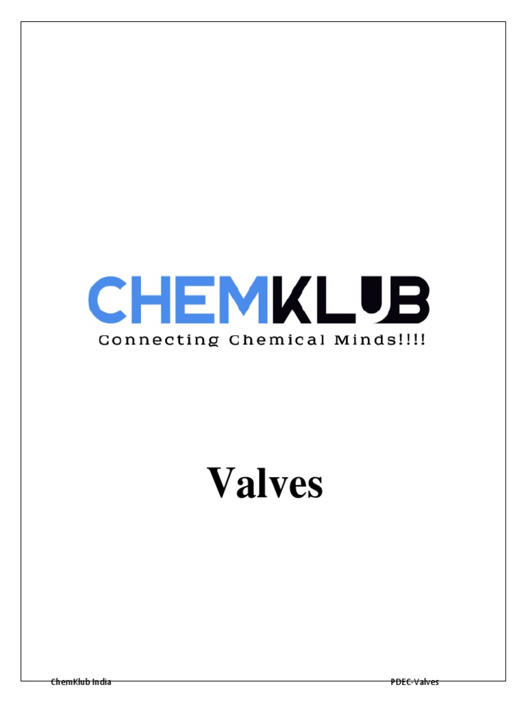 11 Valves | PDF | Valve | Chemical Engineering