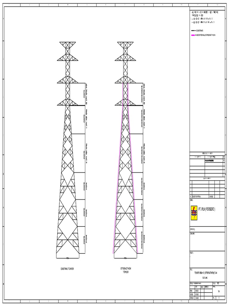 Tower strengthening design plan | PDF
