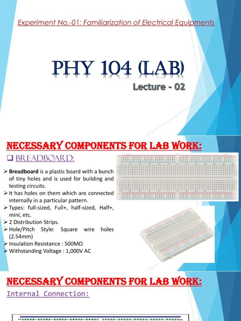 PHY-104 - LAB (Lecture 2) - 1 | PDF